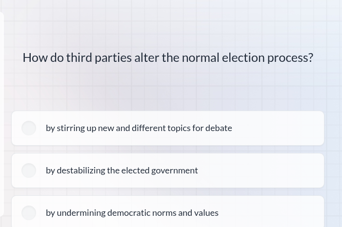 How do third parties alter the normal | StudyX
