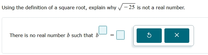 Using the definition of a square root, | StudyX