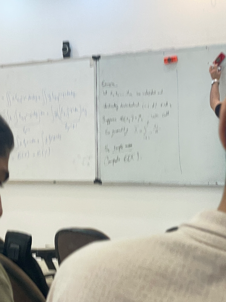 Example: Let $x_1, x_2,...x_n$ be i.i.d | StudyX