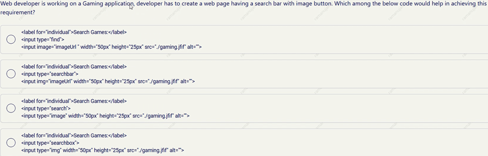 Web developer is working on a Gaming | StudyX