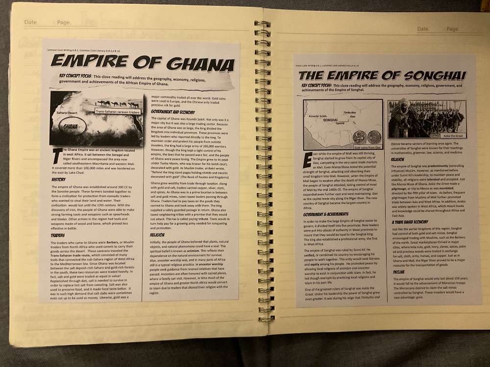 EMPIRE OF GHANA KEY CONCEPT FOCUS: This | StudyX