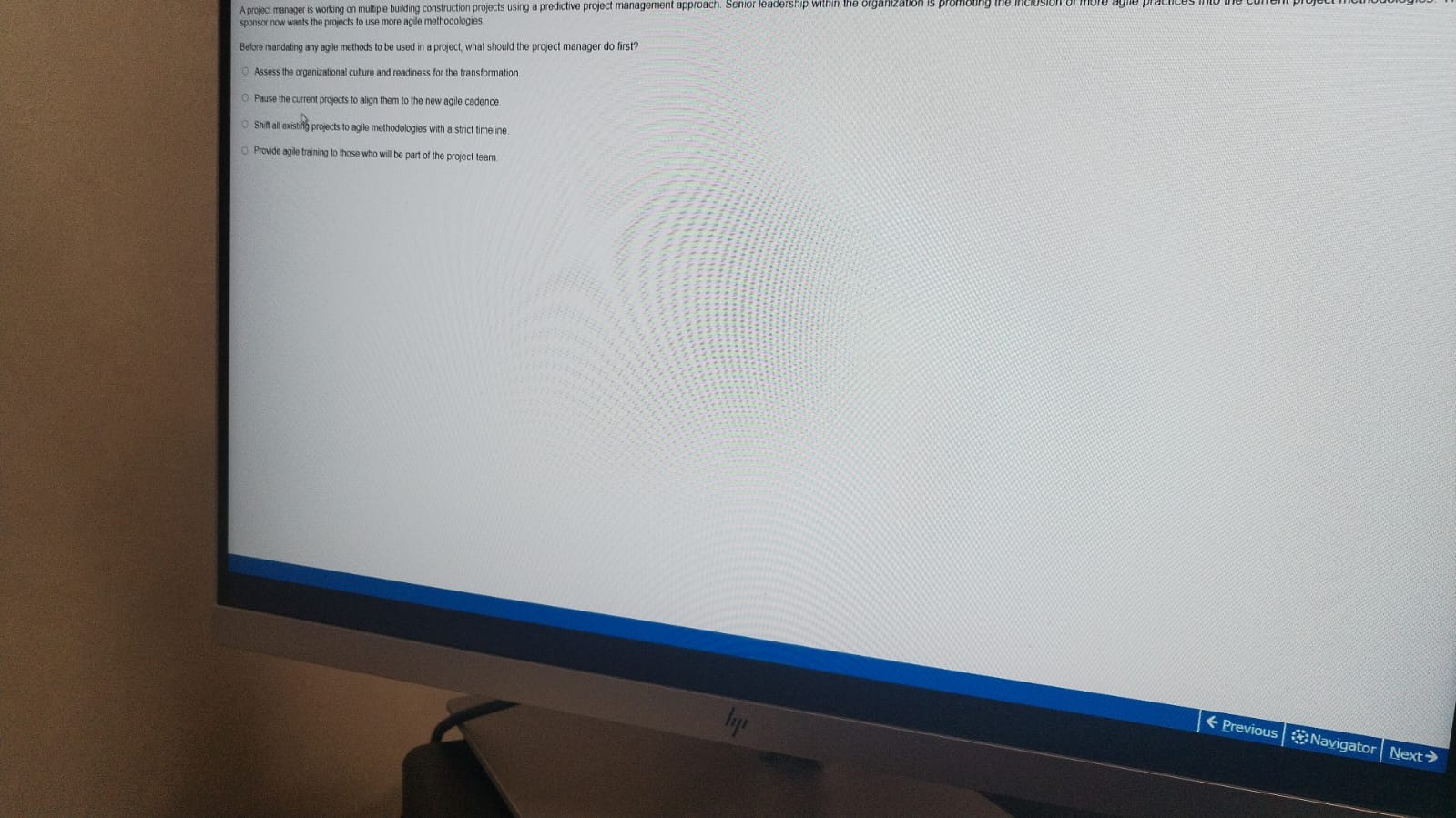 A project manager is working on multiple | StudyX