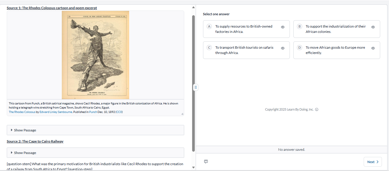 Source 1: The Rhodes Colossus cartoon and | StudyX
