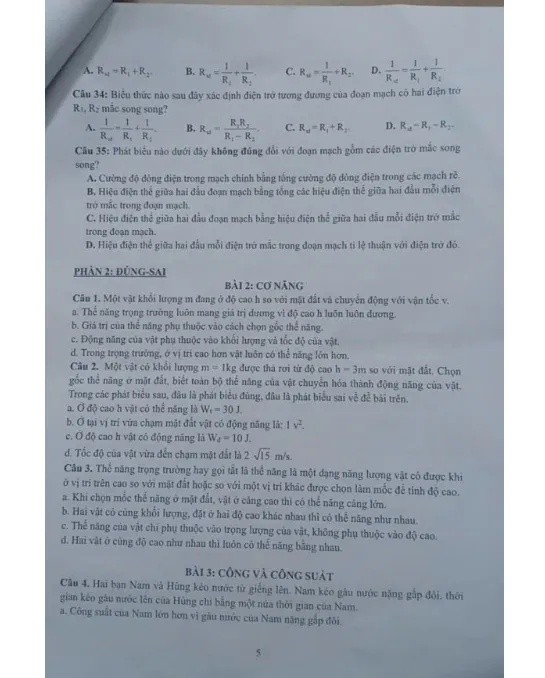 A. $R = R_1 + R_2$ B. $R = {1}{R_1} + | StudyX