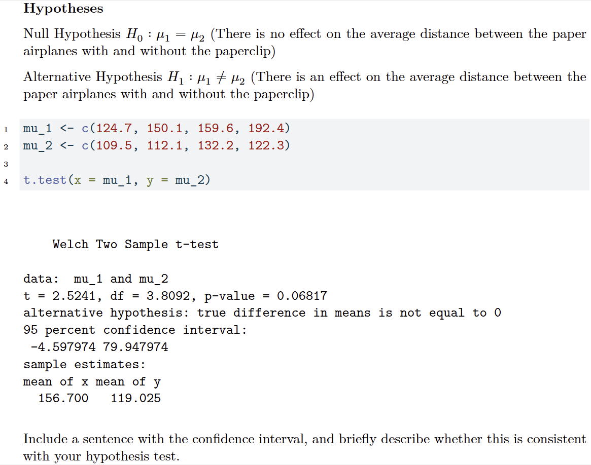 Hypotheses Null Hypothesis $H_0: _1 = _2$ | StudyX