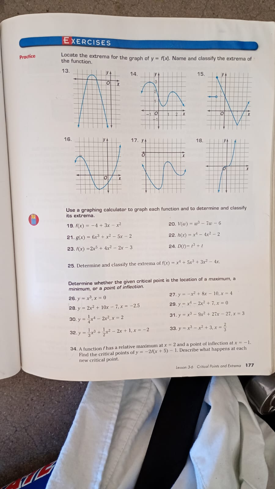 Locate the extrema for the graph of y = | StudyX