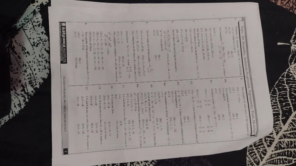 Number of integer values of x satisfying $3 | StudyX