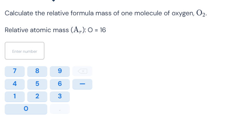 Calculate the relative formula mass of one | StudyX