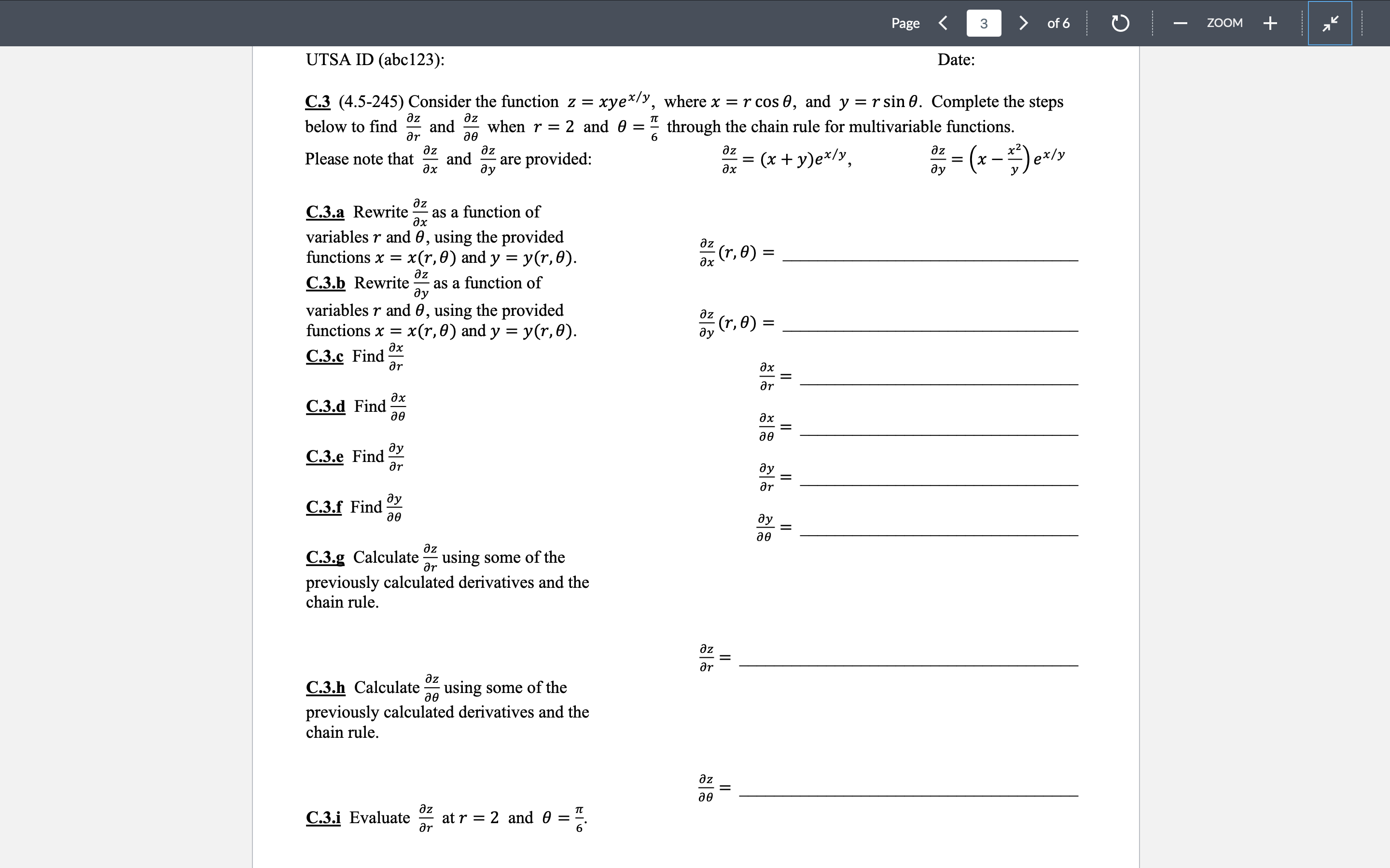 C.3 (4.5-245) Consider the function $z = | StudyX