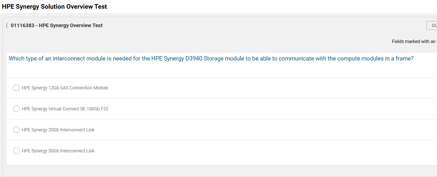 Which type of an interconnect module is | StudyX