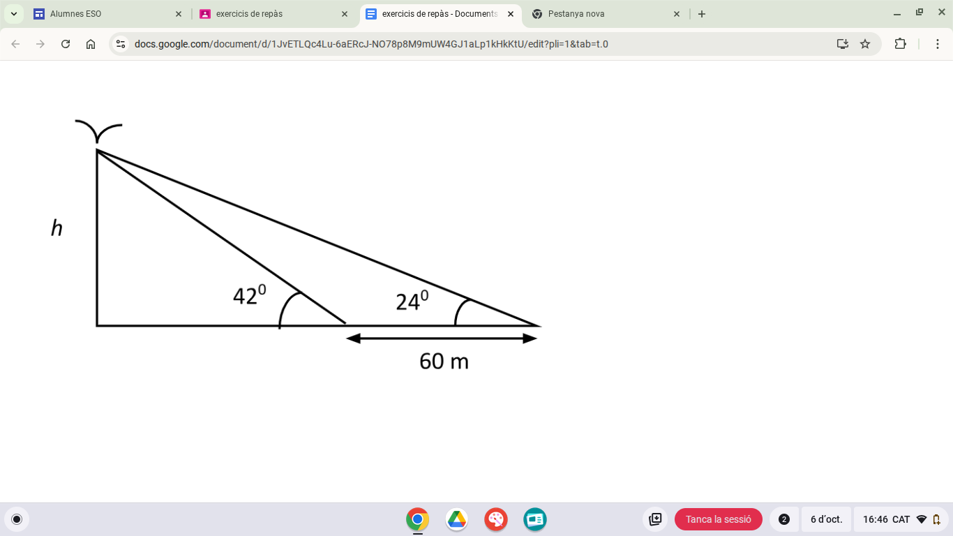A triangle is shown with the following | StudyX