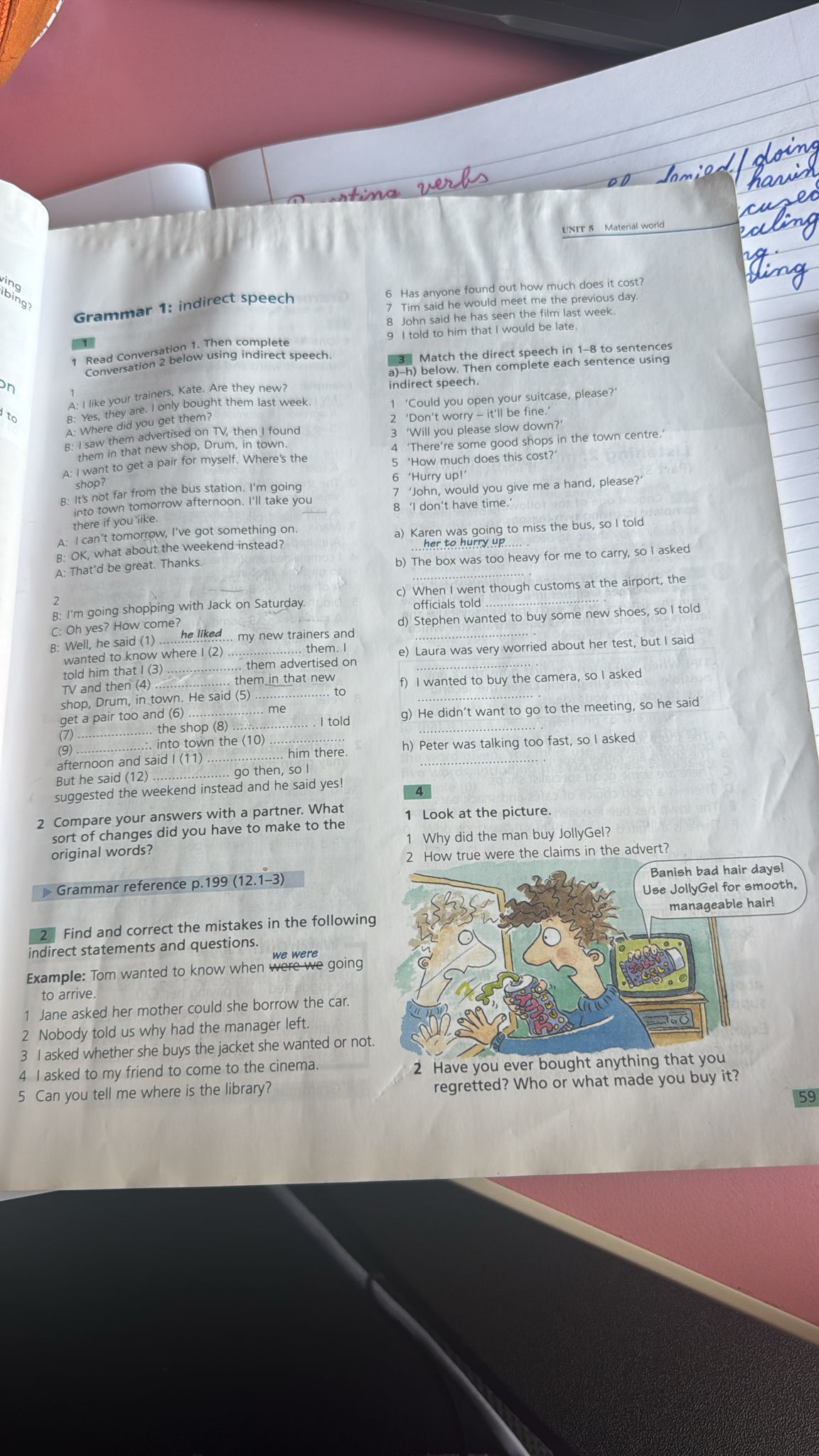 1 Read Conversation 1. Then complete | StudyX