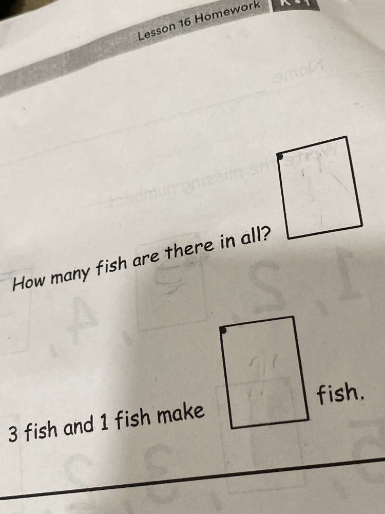 How many fish are there in all? 3 fish and | StudyX