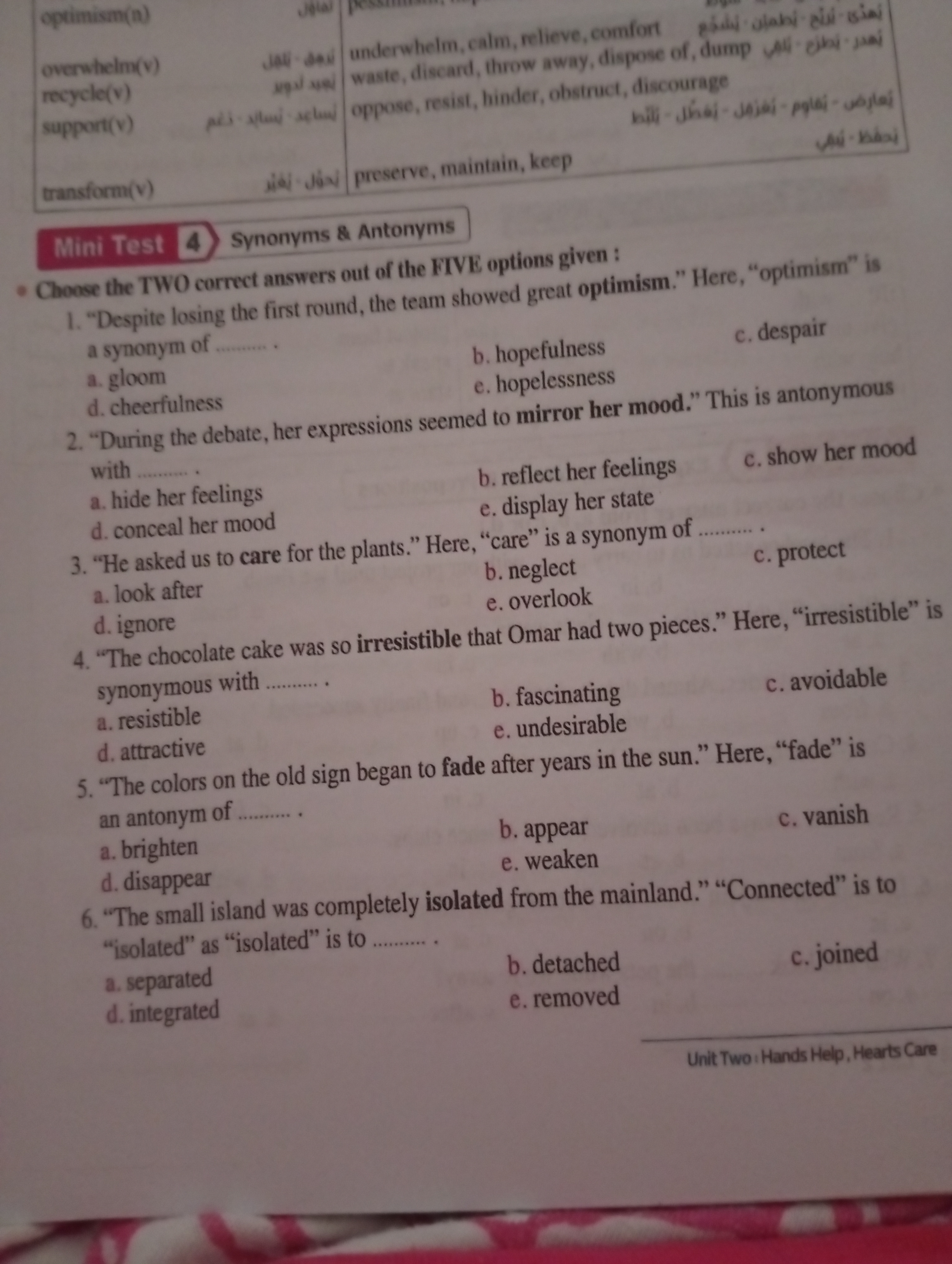 Choose the TWO correct answers out of the | StudyX
