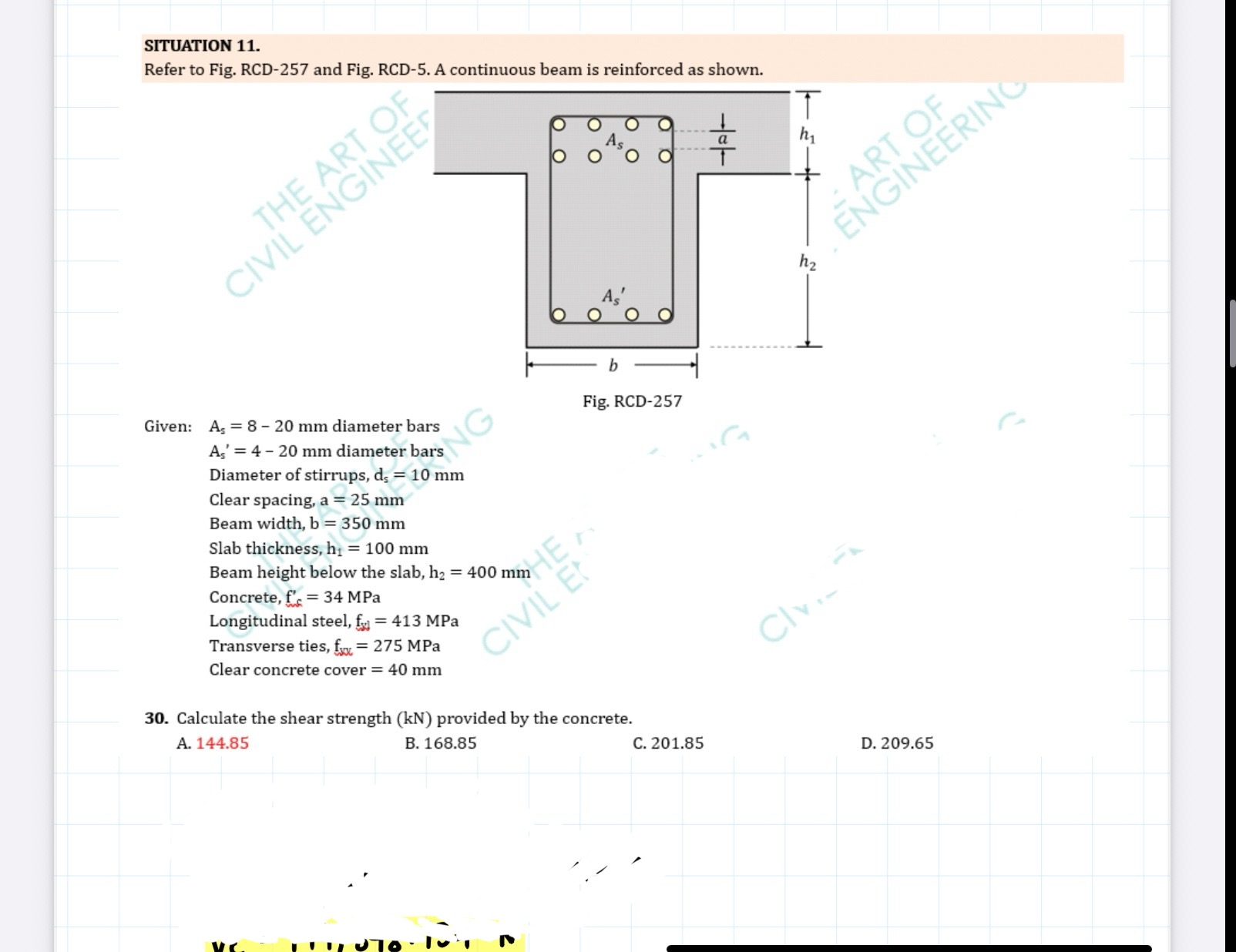 SITUATION 11. Refer to Fig. RCD-257 and Fig. | StudyX
