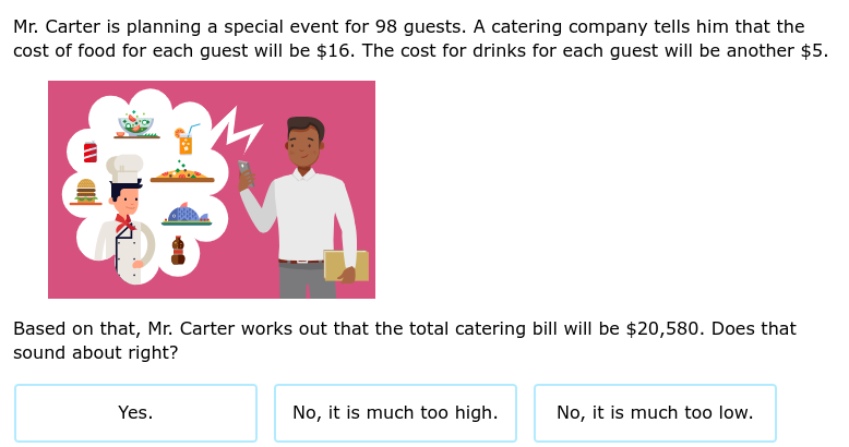 Mr. Carter is planning a special event for