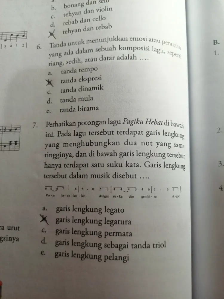 Perhatikan potongan lagu Pagiku Hebat di