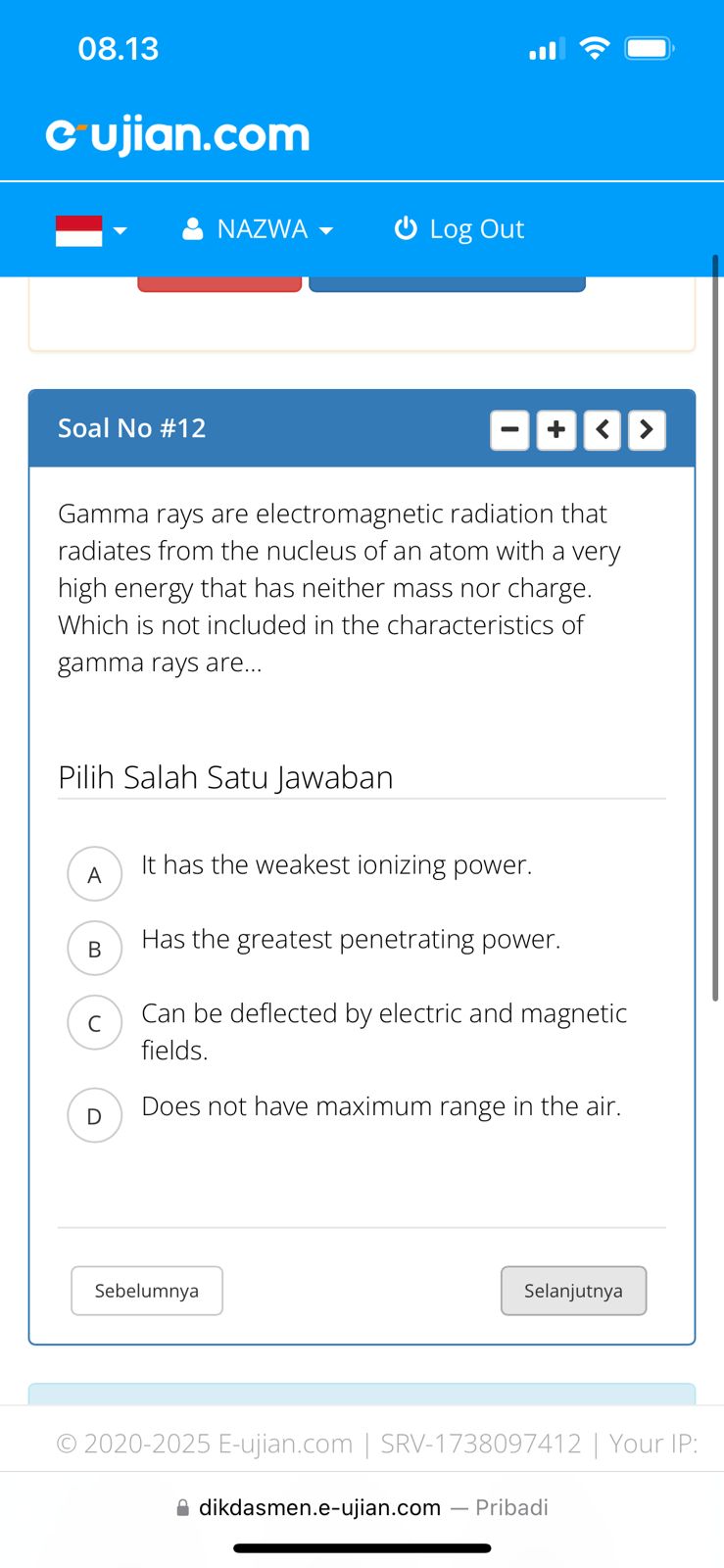 Gamma rays are electromagnetic radiation | StudyX
