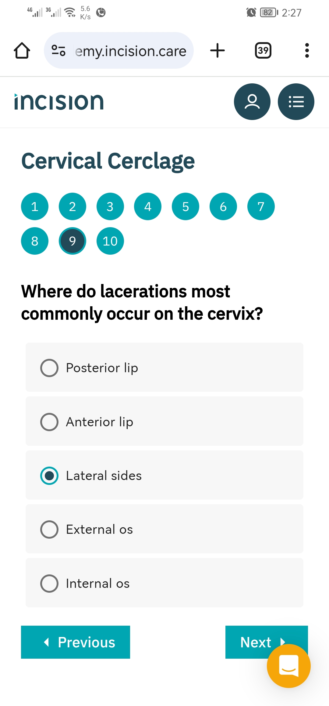 Where do lacerations most commonly occur on | StudyX