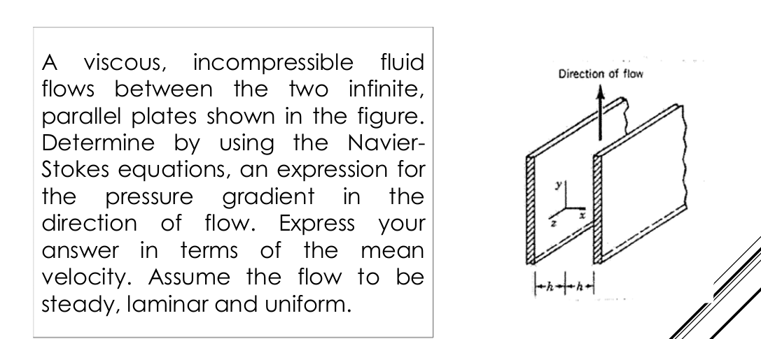 A viscous, incompressible fluid flows | StudyX