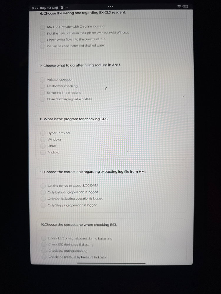 6. Choose the wrong one regarding EX-CLX | StudyX