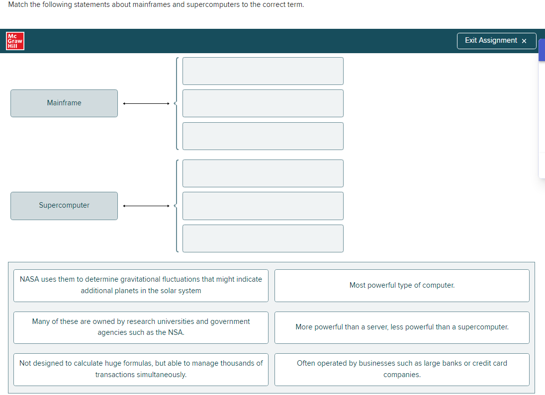 Match the following statements about | StudyX