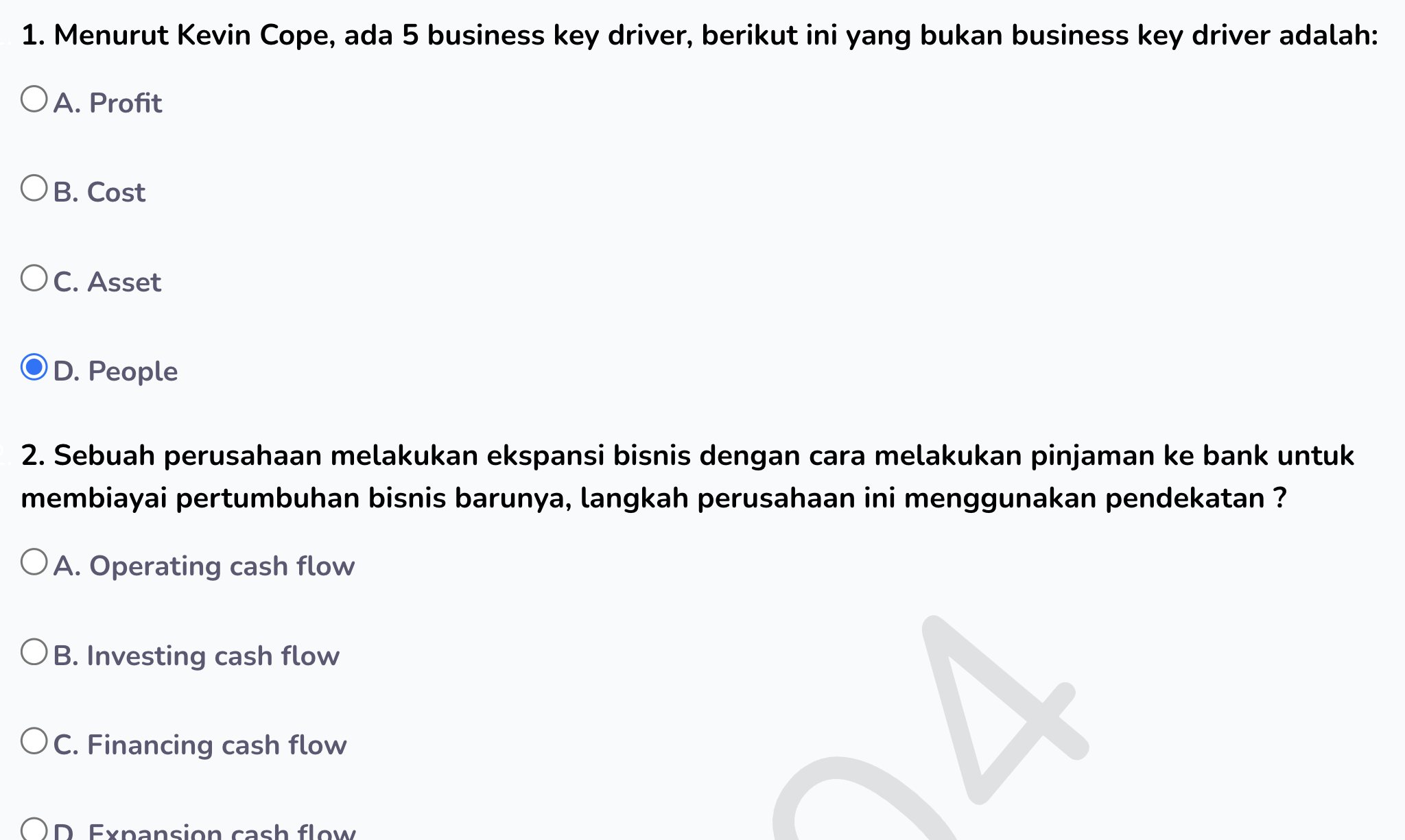 1 Menurut Kevin Cope ada 5 business key | StudyX