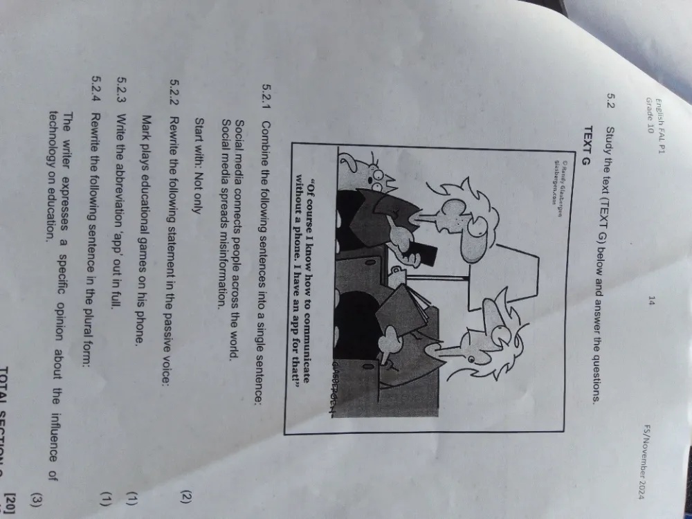 521 Combine the following sentences into a | StudyX