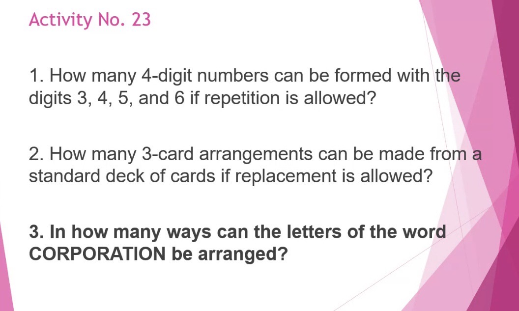 Activity No 23 1 How many 4-digit numbers | StudyX