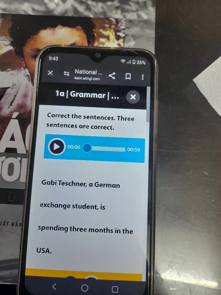 Correct the sentences. Three sentences are | StudyX