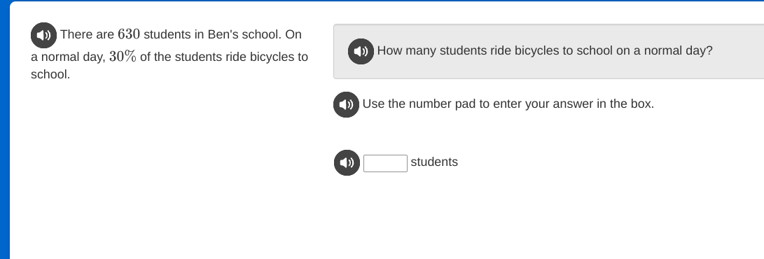There are 630 students in Ben's school. On a