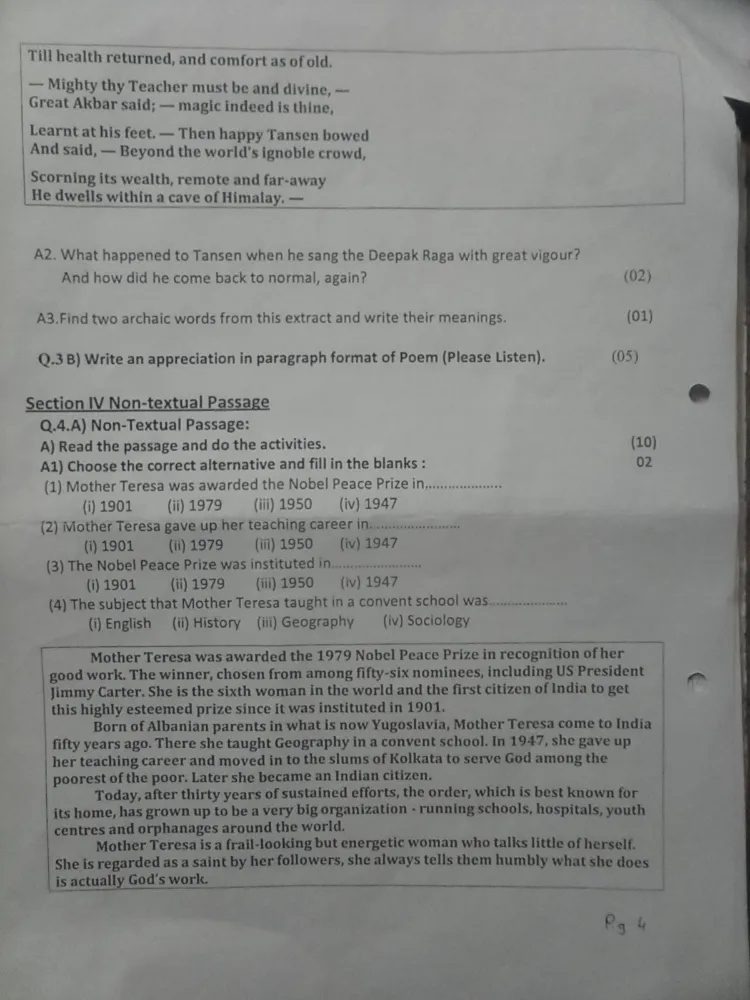 A1) Choose the correct alternative and fill | StudyX