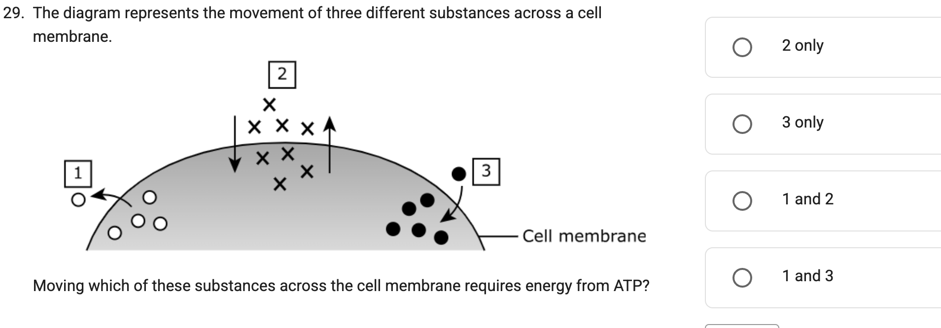 29 The diagram represents the movement of | StudyX