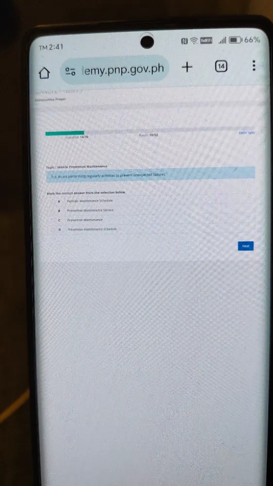 Topic Vehicle Preventive Maintenance Is an | StudyX