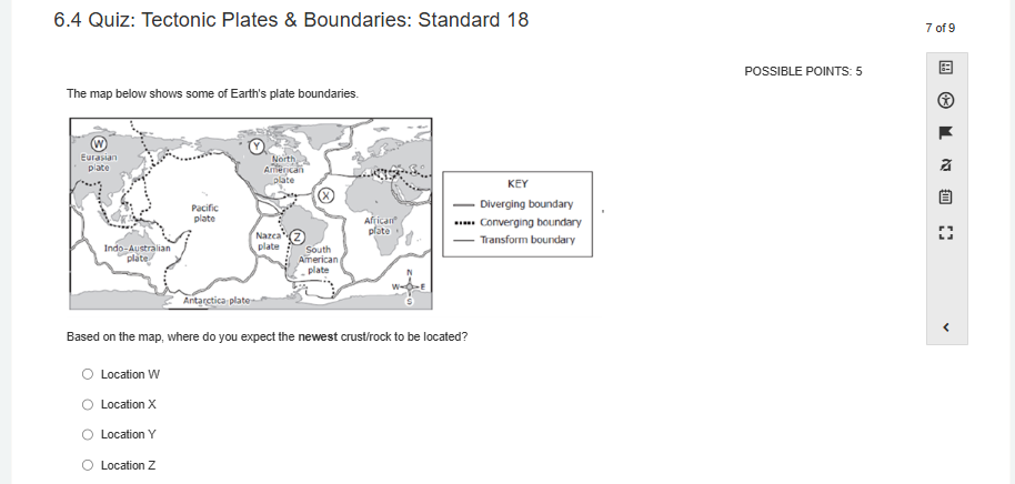 64 Quiz Tectonic Plates Boundaries Standard | StudyX