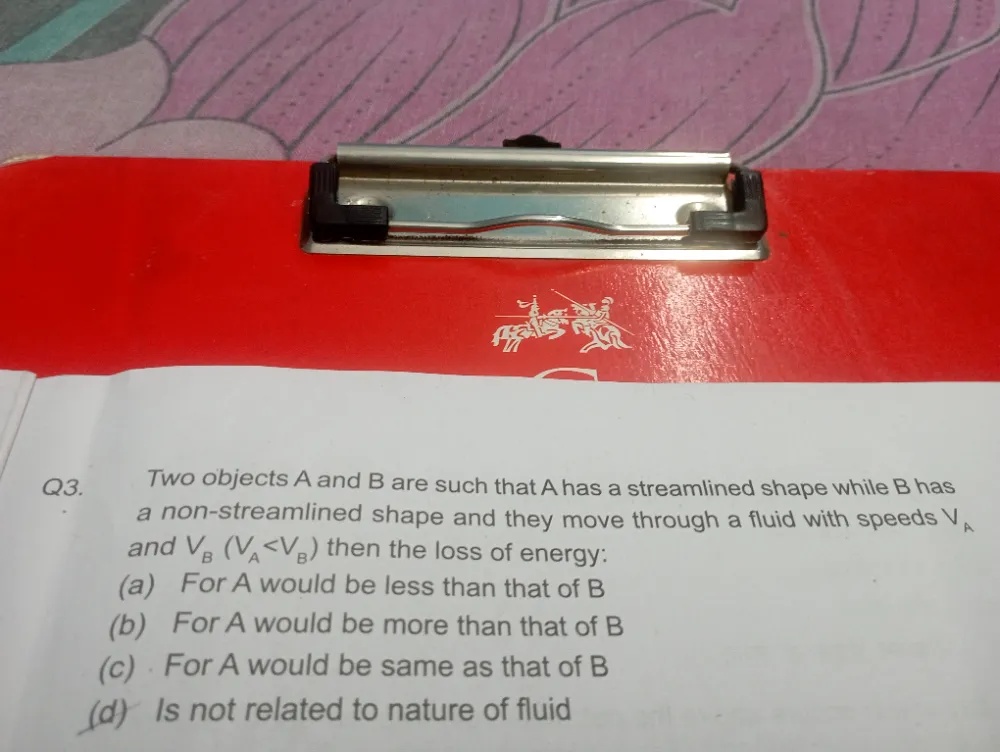 Q3. Two objects A and B are such that A has | StudyX