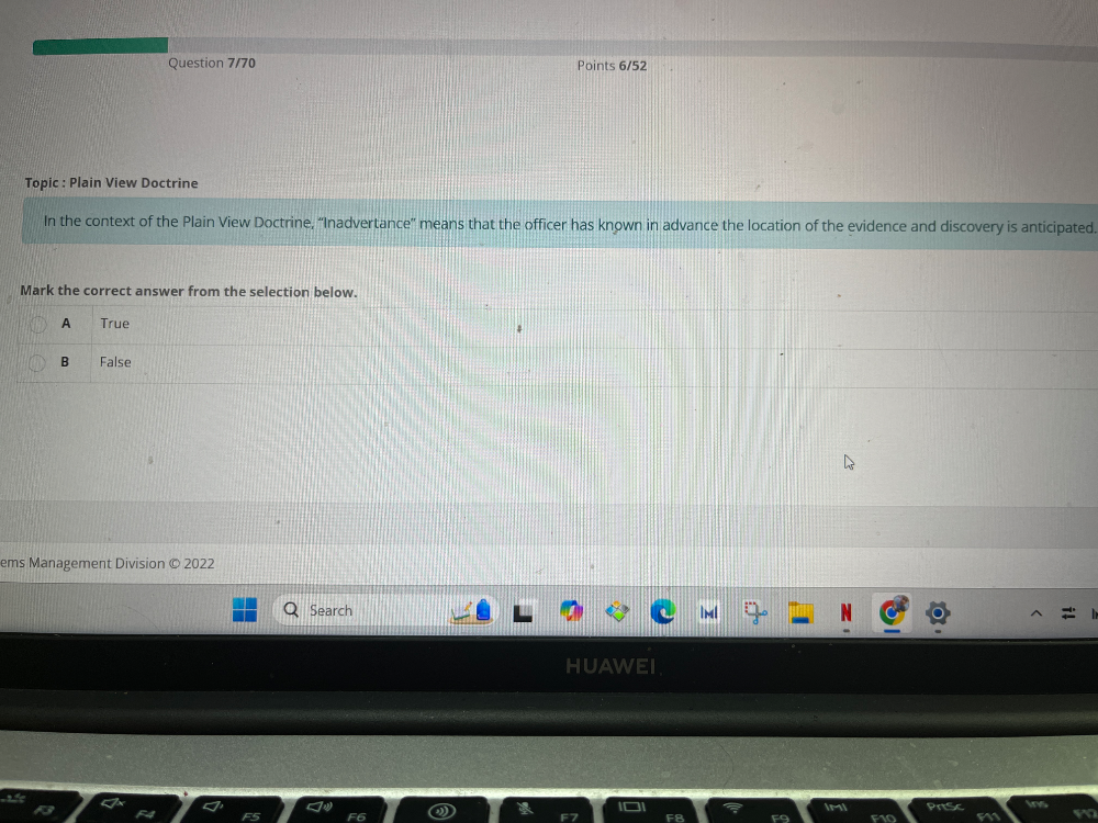 Topic Plain View Doctrine In the context of | StudyX