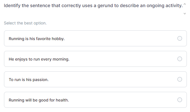 Identify the sentence that correctly uses a | StudyX