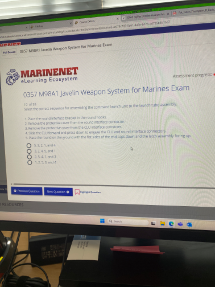 0357 M98A1 Javelin Weapon System for Marines