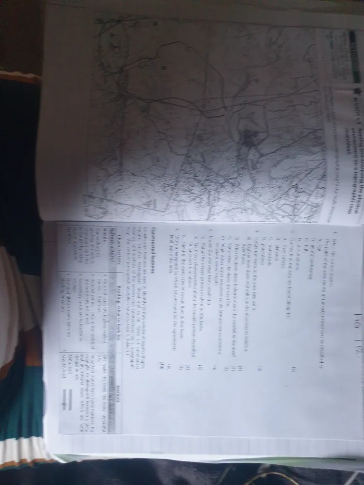 Study the map carefully and answer the | StudyX