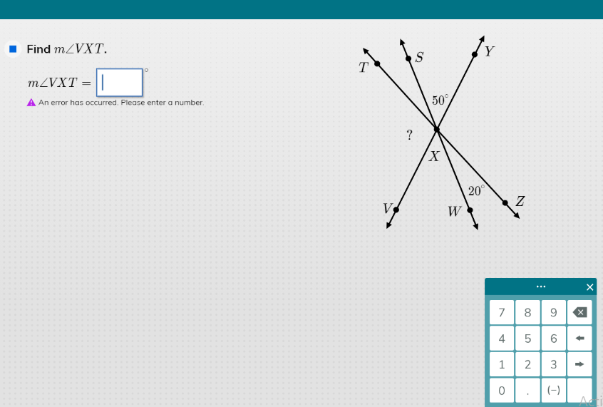 Find m∠VXT - Geometry Problem | StudyX