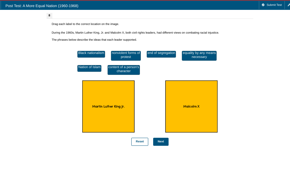 Drag each label to the correct location on | StudyX