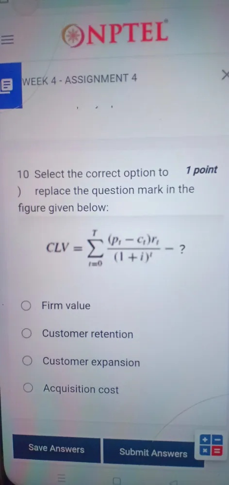 10 Select the correct option to replace the | StudyX