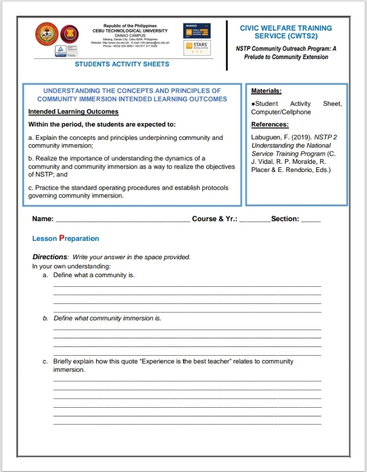Directions: Write your answer in the space | StudyX
