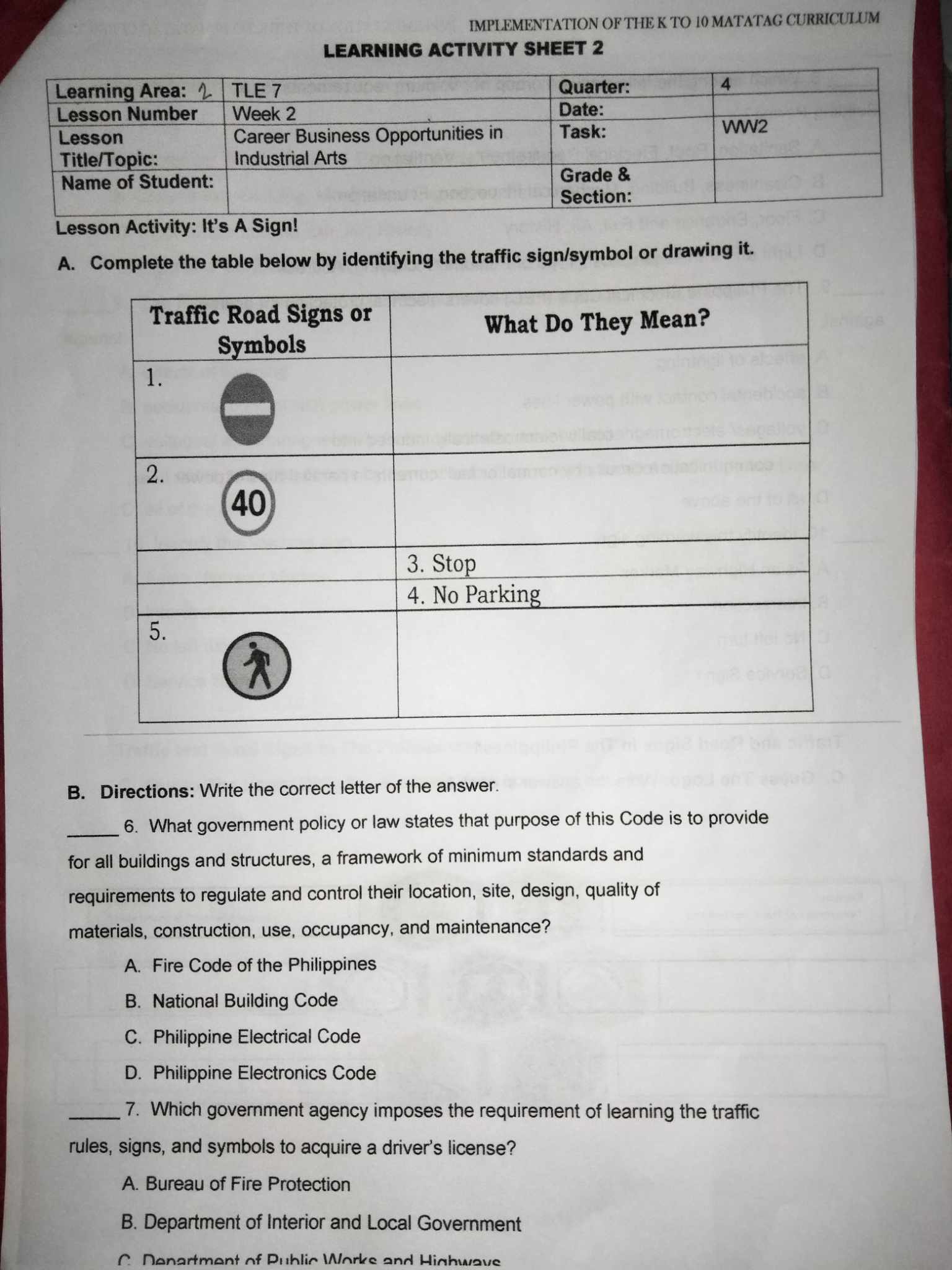 A. Complete the table below by identifying | StudyX