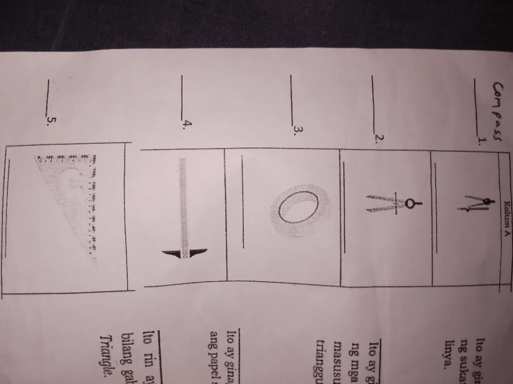 1. Ito ay ginagamit sa pagsukat ng linya. | StudyX