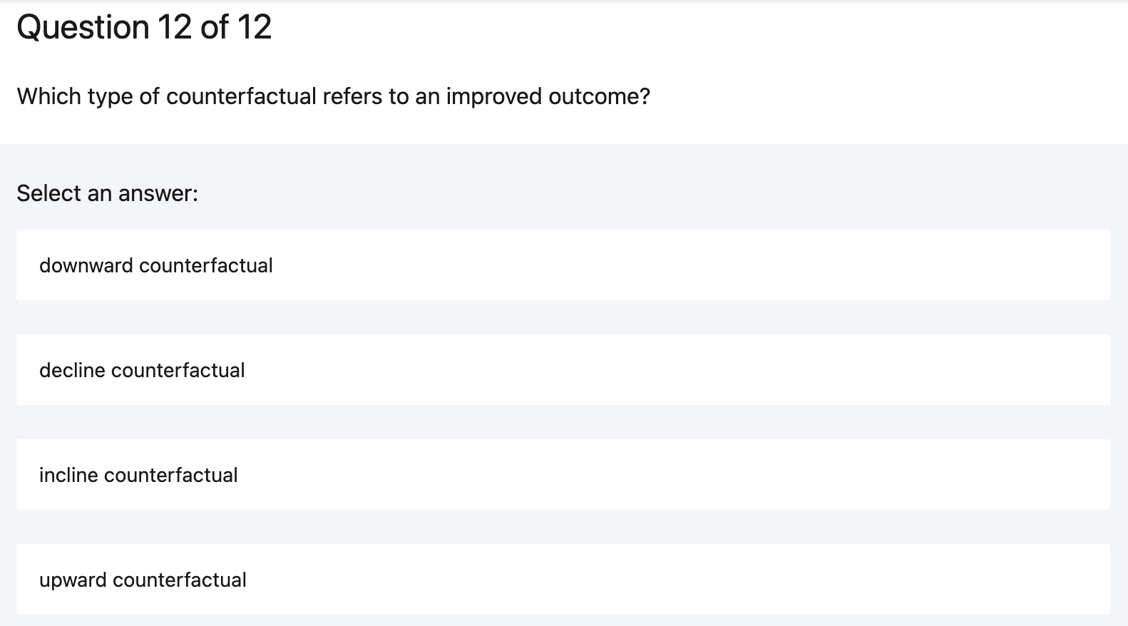 Question 12 of 12 Which type of | StudyX