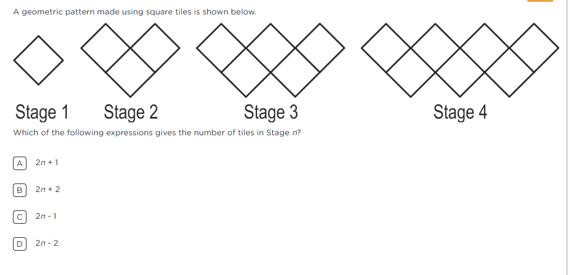 A geometric pattern made using square tiles