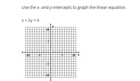 Use the x- and y-intercepts to graph the