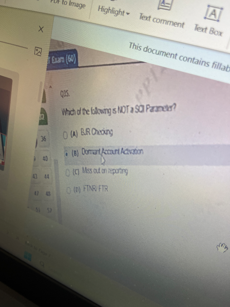 Which of the following is NOT a SOI | StudyX